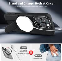 China Magnetic Invisible Stand Case for 16 Pro (2024)-Protective Kickstand Cover with Plain Design Mobile Phone Cases for sale