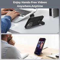 China Magnetic Invisible Stand Case for 16 Pro (2024)-Protective Kickstand Cover with Plain Design Mobile Phone Cases for sale