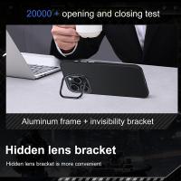 China For Laudtec Sjk991 for iPhone 16 Pro Max Aramid Fiber Protective Case Shockproof Magnetic Charging Back Cover Screen Protector for sale