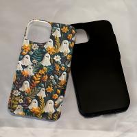 China PC Halloween Hit Knitted 3D Ghost Film Waterproof Shockproof Luxury Mobile Phone Case for 11 12 13 14 15 Pro Max Plus Fashion for sale