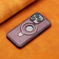 China PU Leather Case with Holder Luxury Business Stand Cell Phone Protective Cover for iphone 16 15 14 13 Pro Max for sale