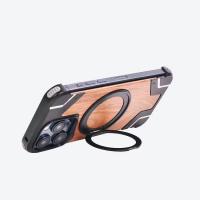 China Anti-Fall & Shockproof Zinc Alloy Armor Case Magnetic Ring Stand Holder for iPhone 15 14 Pro Max Anti-Fall Mobile Phone Shell for sale