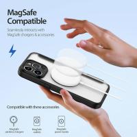 China For Laudtec Simple Sjk656 Magnetic Charging Leather Fold Mobile Cover Clear Back Phone Case for 17 16 15 14 13 Plus Pro Max for sale