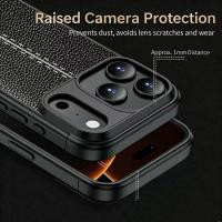 China Premium Leather Feel Anti-Fingerprint Phone Case with Raised Camera Protection & Honeycomb Cooling System for Enhanced Gaming for sale