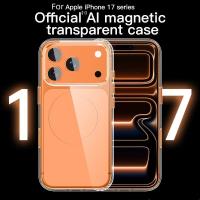 China For  iPhone 17 Pro Max Case Luxury Clear Protective Cover Shockproof  Magnetic Waterproof Compatible OEM/ODM/Private Label for sale