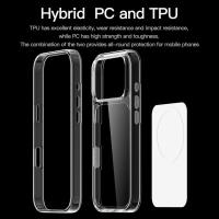 China For  iPhone 17 Pro Max Case Luxury Clear Protective Cover Shockproof  Magnetic Waterproof Compatible OEM/ODM/Private Label for sale