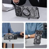 China Ultra Lightweight Honeycomb Phone Case with 360° Airbag Protection & Magnetic Ring Stand  Anti-Slip Design for IPhone17 for sale