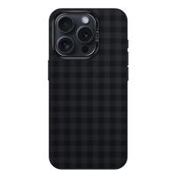 China For Aramid Fiber Phone Case for 17 16 Promax Checked Grain Thin Lightweight Back Cover Waterproof Shockproof Magnetic for sale