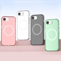 China Laudtec Clear Phone Cases for Iphone 17E Air 17 16 Pro Max Tpu Pc Strong Magnetic Transparent Back Cover Custom Logo Oem Sjk1118 for sale