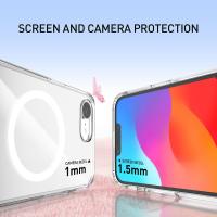 China Laudtec Clear Phone Cases for Iphone 17E Air 17 16 Pro Max Tpu Pc Strong Magnetic Transparent Back Cover Custom Logo Oem Sjk1118 for sale