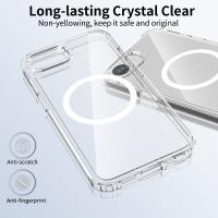 China For Transparent TPU Phone Cover for 16E Magnetic Charging Back Case Shockproof Slim Lightweight Custom Logo Certified for sale