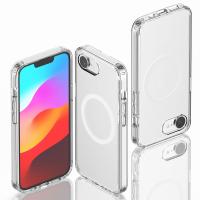 China Laudtec Clear Phone Cases for Iphone 17E Air 17 16 Pro Max Tpu Pc Strong Magnetic Transparent Back Cover Custom Logo Oem Sjk1118 for sale