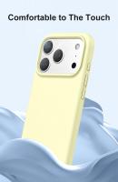 China Liquid Silicone Phone Case for iPhone 17/17Pro/17Air/17 Pro Max Micro Fiber Skin Friendly Magnetic Support Wireless Charging for sale
