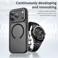 China Magnetic Skin Feel Anti Drop Phone Cases with Mental Frame for iphone 17 air Pro Shockproof Protective Cover for sale