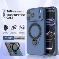 China For iPhone 17 Pro Max Kickstand Case Drop Proof  Shockproof TPU Phone Cover Support Magnetic Car Mount Multiple Colors for sale