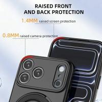 China For iPhone 17 Pro Max Kickstand Case Drop Proof  Shockproof TPU Phone Cover Support Magnetic Car Mount Multiple Colors for sale