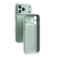 China Laudtec Slim Liquid Silicone 3 Layers Full Covered Soft Gel Rubber Case Cover for iPhone 17 Pro 2025 for Apple Magnetic Case for sale