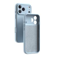 China Laudtec Slim Liquid Silicone 3 Layers Full Covered Soft Gel Rubber Case Cover for iPhone 17 Pro 2025 for Apple Magnetic Case for sale