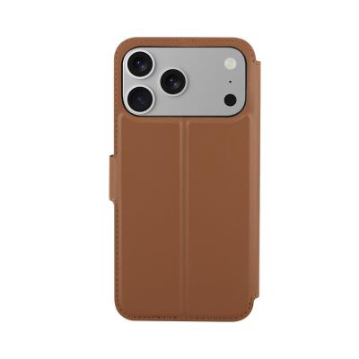 China Laudtec Wallet Folio Case Book Design with Magnetic Closure Kickstand Card Slots Flip Cover for iPhone 17 for iPhone 17 Pro Max for sale