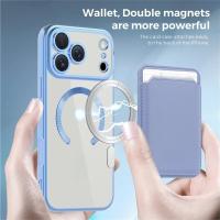 China For iPhone 17 Pro Max Case Compatible with  Premium TPU + PC Magnetic Card Wallet Holder  Business Design for Wallet Multi Color for sale