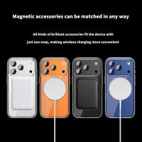 China Laudtec Magnetic Clear Phone Cases for iphone 17 air Transparent Shockproof Hard Pc Phone case Simple Protective Cover Sjk1097 Wholesale OEM/ODM/Private Label for sale