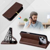 China For Laudtec Flip Leather Mobile Phone Cases for 17 Air 16 15 Pro Max Simple Business Shockproof Back Cover Wallet Card Shell Wholesale OEM/ODM/Private Label for sale