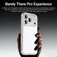 China Laudtec Premium Magnetic Transparent Case for iPhone 17  Elegant Hard Shell with Integrated Card Holder Wholesale OEM/ODM/Private Label for sale