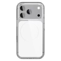 China Laudtec Premium Magnetic Transparent Case for iPhone 17  Elegant Hard Shell with Integrated Card Holder Wholesale OEM/ODM/Private Label for sale