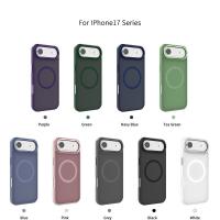 China Laudtec Magnetic Shockproof Protective Case Slim Skin Feel Phone Cover for iPhone 17 Pro with Translucent Hard Back Soft Edge for sale
