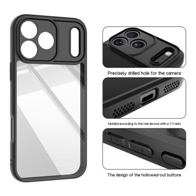 China Laudtec Suitable for iPhone 17 Magnetic Charging Transparent Protective Cover Phone Case TPU+PC Clear Mobile Phone Case for sale
