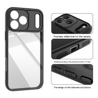 China Laudtec Suitable for iPhone 17 Magnetic Charging Transparent Protective Cover Phone Case TPU+PC Clear Mobile Phone Case for sale