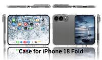 China Laudtec Clear Phone Case for iPhone 18 Fold Shockproof Anti-Yellow Lightweight Support Custom Logo OEM Wholesale for sale