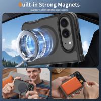 China Laudtec Premium Foldable Magnetic Mobile Phone Case for iPhone 18 Fold Matte Skin-Feel Shockproof Protective Smartphone Case for sale