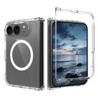 China Laudtec Hard Pc Clear Phone Cases Shockproof Mobile Case Strong Magnetic Lightweight Custom Logo Oem for Iphone 18 Fold Sjk1119 for sale