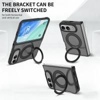 China ODM OEM 900gf Strong Magnetic Matte Hard Case for iPhone 18 Fold with 360 Rotatable Kickstand Shockproof Phone Cover for sale
