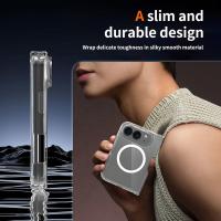 China New 2.0mm PC TPU Transparent Mobile PhoneCases with Magnetic for iPhone 18 Fold Fold Crystal Folding Hard Acrylic Case Fold for sale