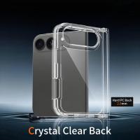 China New Arrival Anti-Stain Transparent Mobile Phone Cases for iPhone 18 Fold Foldable Screen Crystal Folding Hard Acrylic Case Fold for sale