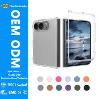 China Skin-Feel 2-in-1 Phone Case for iPhone 18 Fold  Anti-Fingerprint Cover 4-Corner Shockproof Ultra Slim Foldable Protective Shell for sale