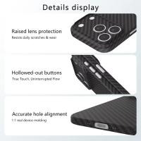 China For Laudtec Slim Lightweight Carbon Fiber Hard Case for iPhone 17 Air 15 Pro Max Shockproof Camera Protection Mobile Phone Case Wholesale OEM/ODM/Private Label for sale