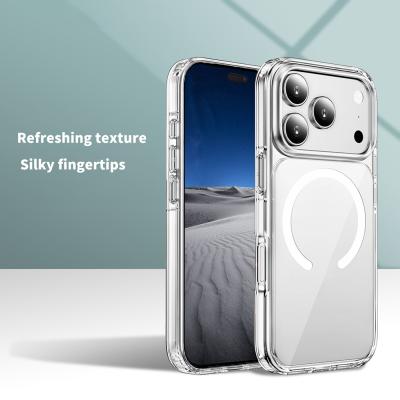 China Laudtec Clear Magnetic Phone Cases for iPhone 18 Pro Max Fold TPU+PC Shockproof Luxury Simple Protective Cover Custom Logo for sale