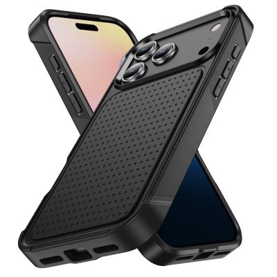 China Laudtec Shockproof Anti-Scratch Phone Case for iphone Air 17 16 Pro Max Heavy Duty Tpu+Pc Protective Simple Back Cover Sjk1112 Wholesale OEM/ODM/Private Label for sale