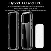 China Laudtec AI Magnetic Transparent Phone case with Camera Control Function for iPhone 17 Series for sale
