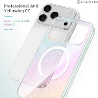 China Transparent Magnetic Glitter Ultra-thin Protective case for iPhone 17 Series TPU Shockproof Iridescent Gradient Colors OEM/ODM for sale