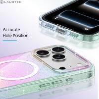 China Transparent Magnetic Glitter Ultra-thin Protective case for iPhone 17 Series TPU Shockproof Iridescent Gradient Colors OEM/ODM for sale