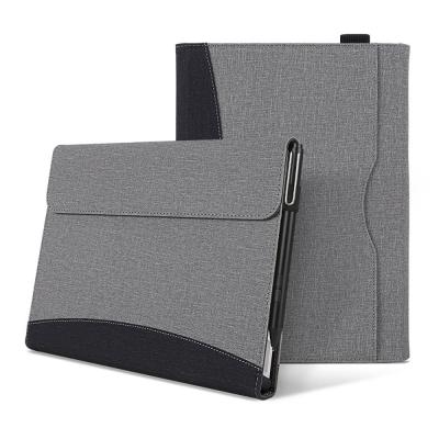 China Adjustable Bracket Elastic Pen Holder Card Document Pocket Surface Protective Case for Microsoft Surface Go 1 Go 2 Go 3 Go 4 for sale