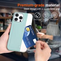 China For Laudtec Sjk1036 Luxury Mobile Phone Case for iPhone 17 Air 16 Promax PU Leather Back Cover Shockproof Shell Wallet Card for sale