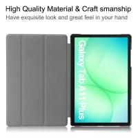 China For Samsung Galaxy Tab A11+/A9+ Case Leather Flip Stand Cover with Tri-Fold Function & Anti-Drop Protection  Customization for sale
