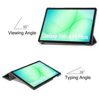 China For Samsung Galaxy Tab A11+/A9+ Case Leather Flip Stand Cover with Tri-Fold Function & Anti-Drop Protection  Customization for sale