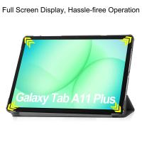 China For Samsung Galaxy Tab A11+/A9+ Case Leather Flip Stand Cover with Tri-Fold Function & Anti-Drop Protection  Customization for sale