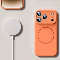 China Ultra-Grip Magnetic Liquid Silicone Case for iPhone 15/16/17 Premium Fit Laudtec Wholesale OEM/ODM/Private Label for sale